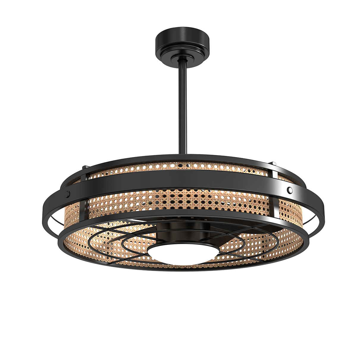 24" Fandelier Ceiling Fan with Lighting 0801 – Bella Life with Bella Lighting Fixtures